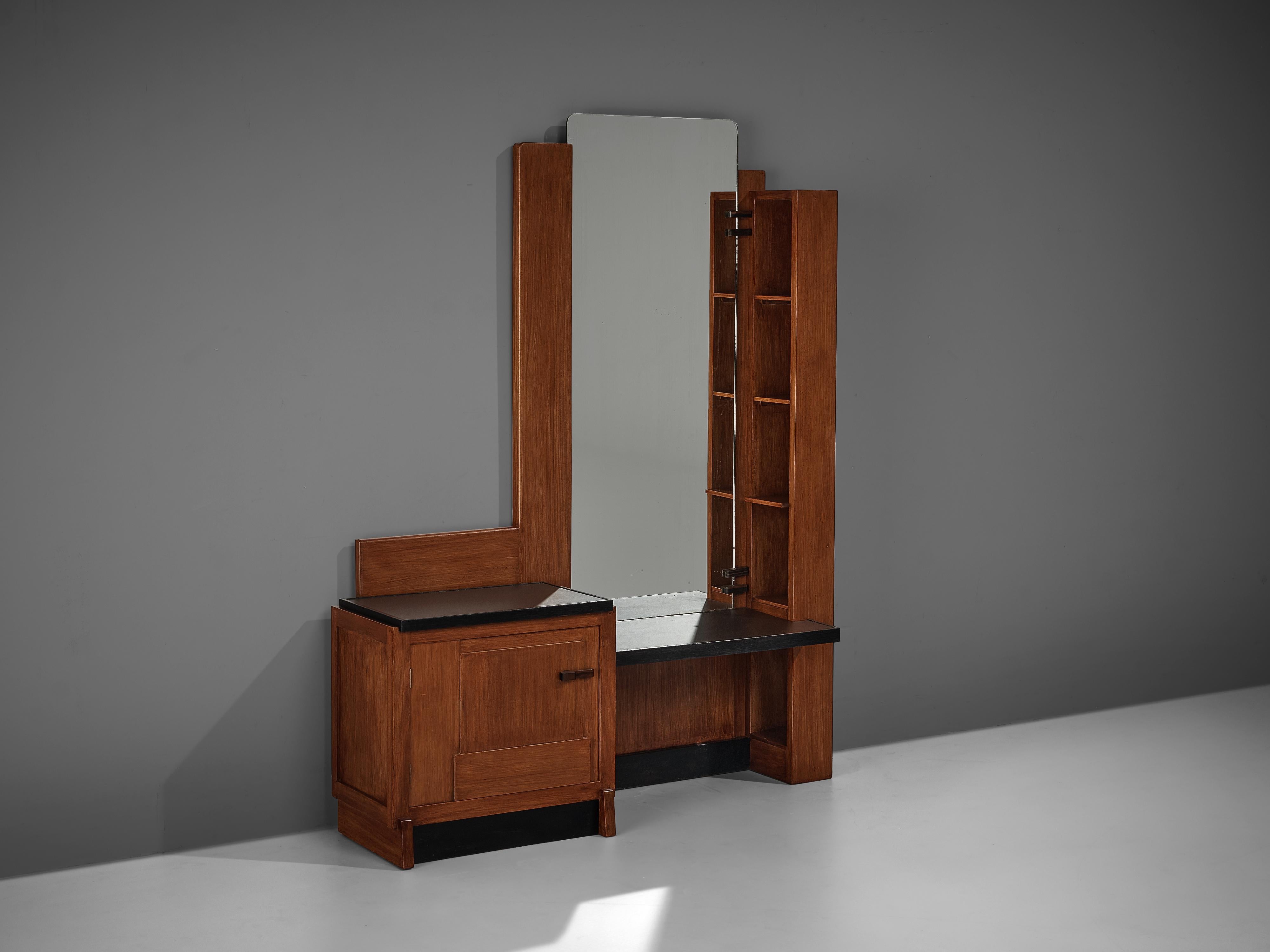 Wooden Dressing Table With Mirror Designs